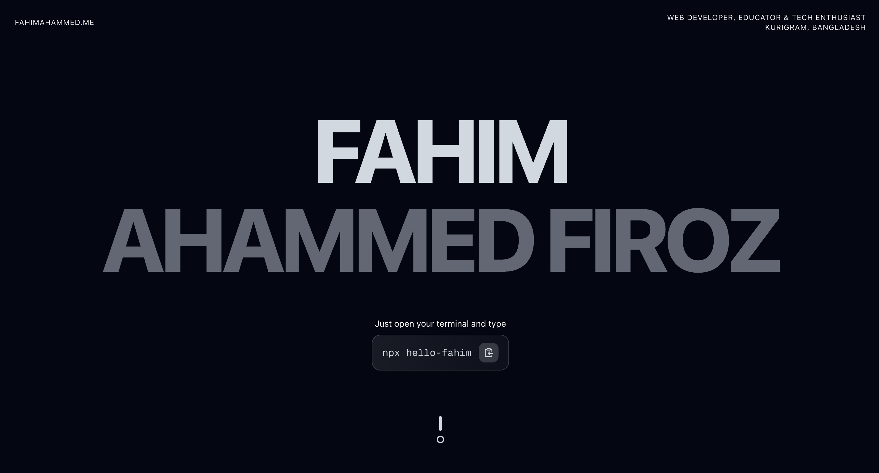 Fahim Ahammed Firoz - Portfolio